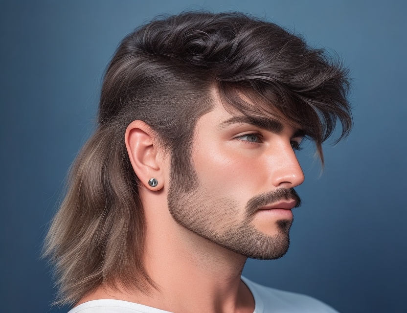 Taglio cresta uomo: capelli con cresta sfumata e corta